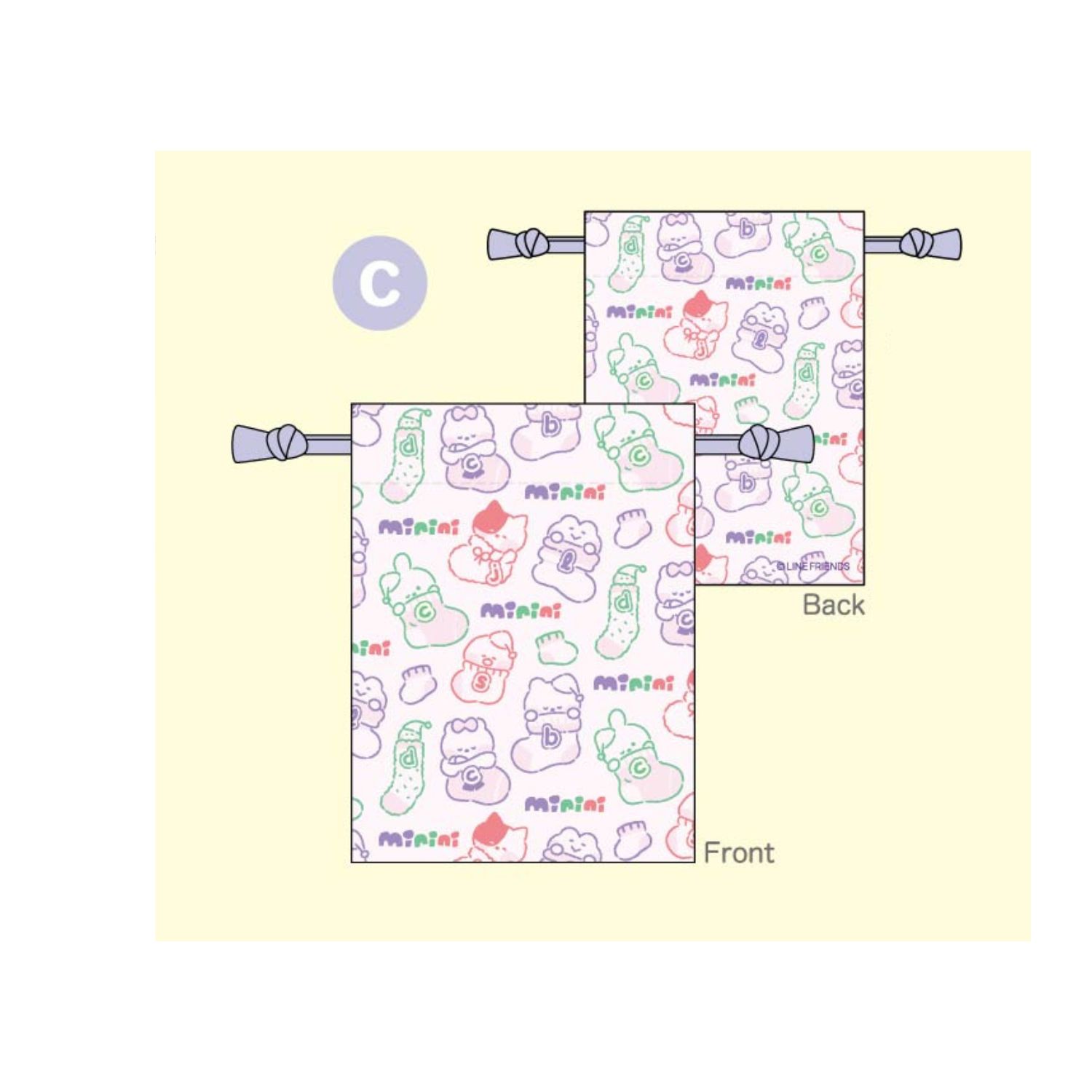 minini プリントミニ巾着 C MN-0042 | 卸売・ 問屋・仕入れの専門サイト【NETSEA】