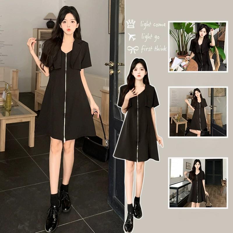 2025春夏レディース服 カジュアル系 気質 シャツワンピース 韓国風 ins人気 半袖ワンピース [M~3XL] | 卸売・ 問屋・仕入れの専門サイト【NETSEA】