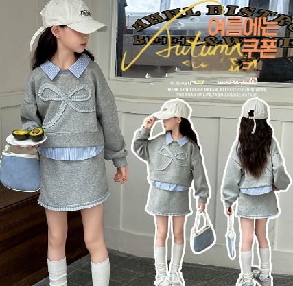 2025年ベビー キッズ ボトムス トップス+スカート セットアップ 120-170CM | 卸売・ 問屋・仕入れの専門サイト【NETSEA】