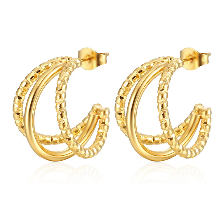 ピアス ステンレス アクセサリー サージカルステンレス316L 18K ピアス イヤーカフ ★ | 卸売・ 問屋・仕入れの専門サイト【NETSEA】