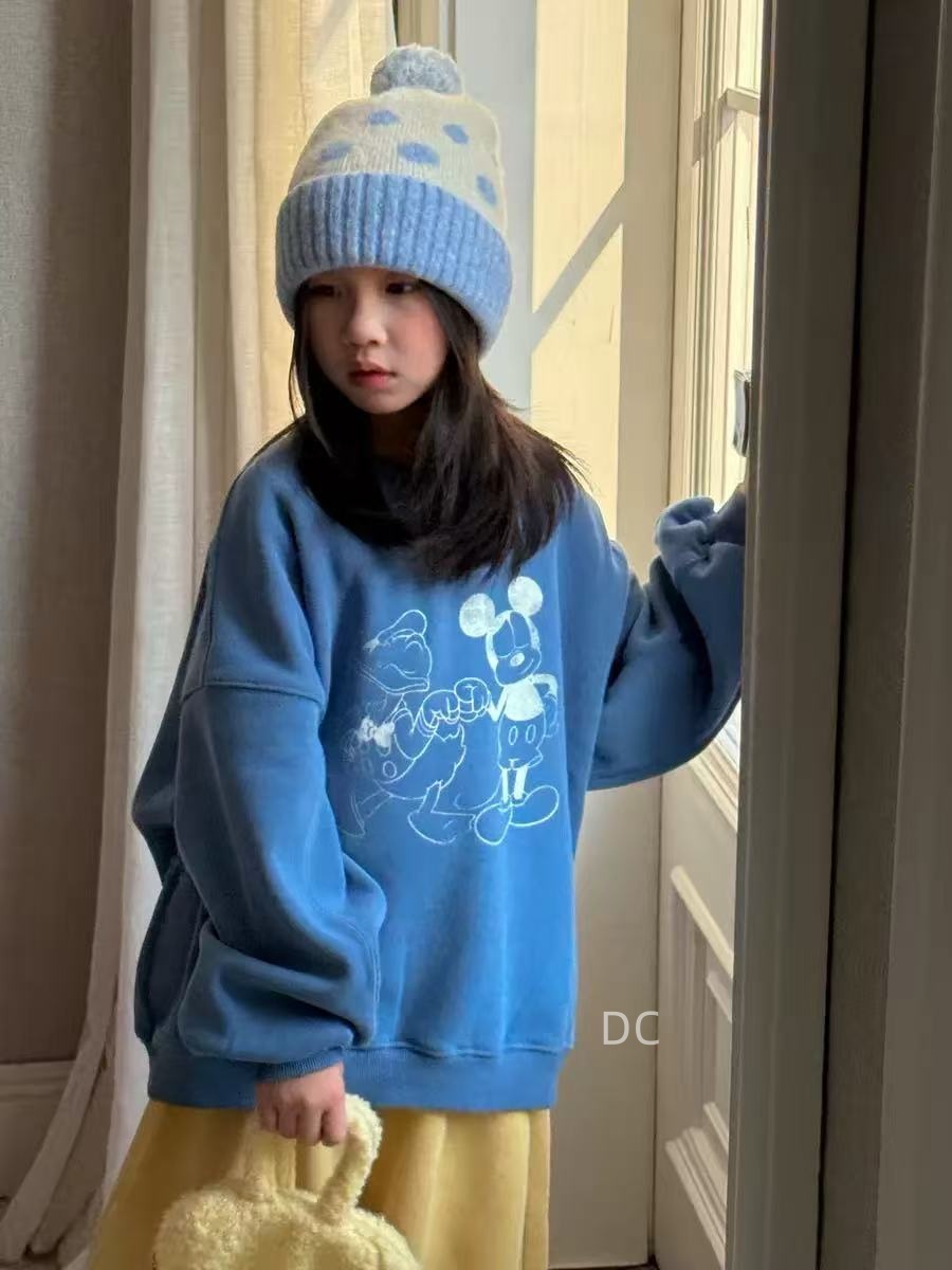 2025秋冬新作 子供服 キッズ 裏起毛 厚手 スウェット プルオーバー 男女兼用 90cm-150cm DC | 卸売・ 問屋・仕入れの専門サイト【NETSEA】