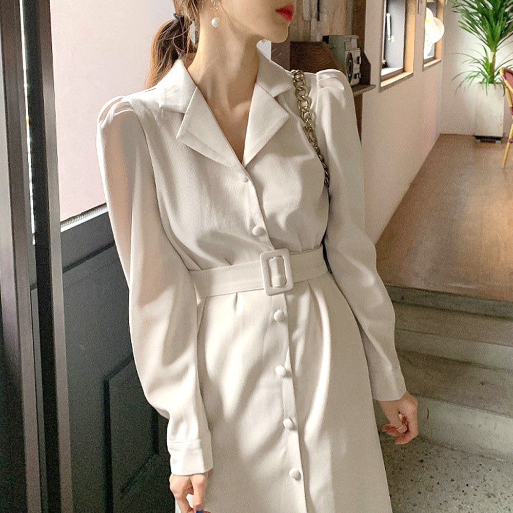 Vネックマーメイドワンピース | 卸売・ 問屋・仕入れの専門サイト【NETSEA】