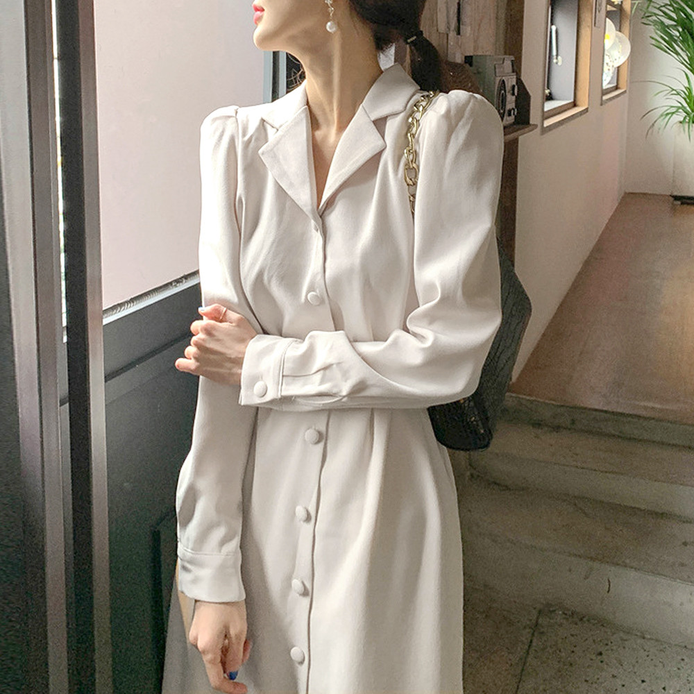 Vネックマーメイドワンピース | 卸売・ 問屋・仕入れの専門サイト【NETSEA】