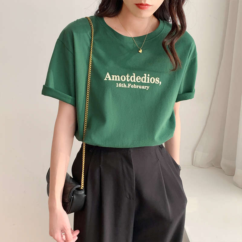 トップス レディース Tシャツ 夏 韓国ファッション 半袖 ゆったり 株式会社 C2Jジャパン 問屋・仕入れ・卸・卸売の専門【仕入れならNETSEA】