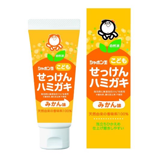 シャボン玉 こどもせっけんハミガキ 50g 中日物産 株式会社 問屋・仕入れ・卸・卸売の専門【仕入れならNETSEA】
