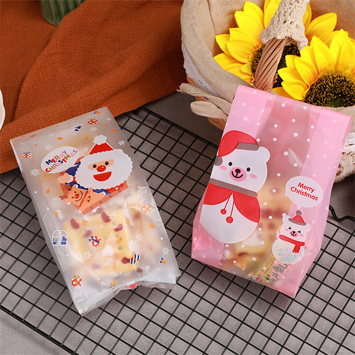 3種類☆マチ付きクリスマスラッピング袋 ノッチ付き ギフト袋 3種類☆マチ付きクリスマスラッピング袋 ノッチ付き ギフト袋