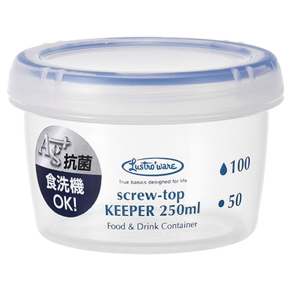岩崎工業 スクリュートップキーパー 250ml 浅型 ( プラスチック 保存容器 ) | 卸売・ 問屋・仕入れの専門サイト【NETSEA】