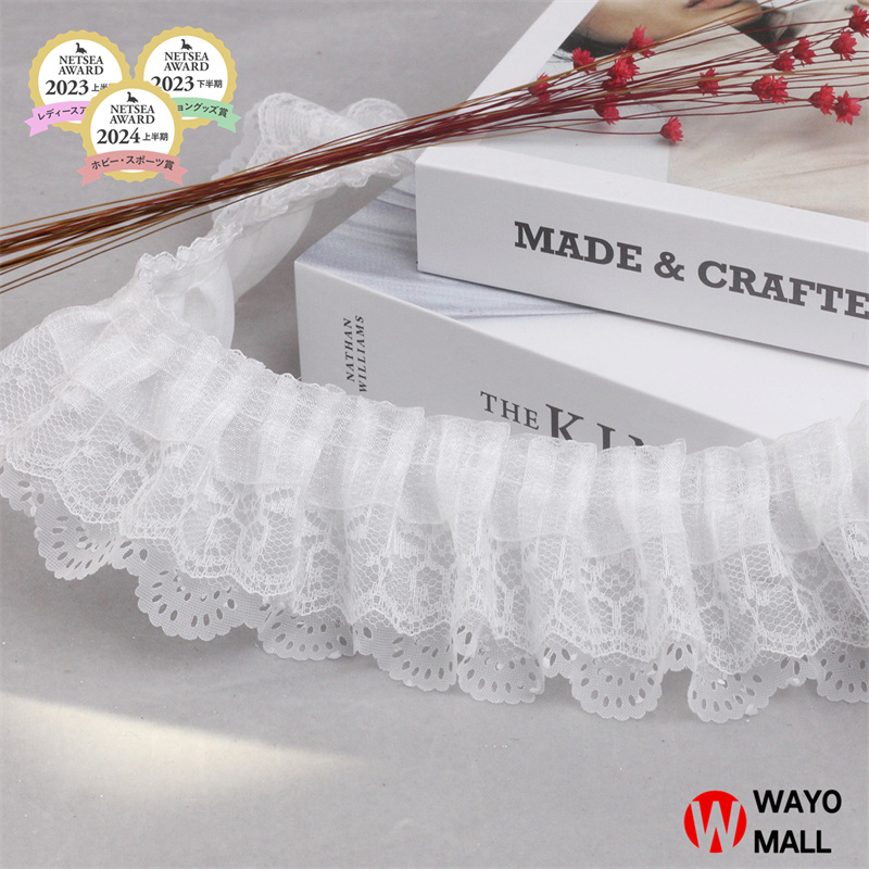 幅6.5cm レース シフォンリボン手芸材料 髪飾り DIY素材リボン手作り用品ギフトラップ | 卸売・ 問屋・仕入れの専門サイト【NETSEA】