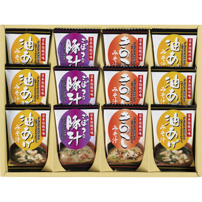 フリーズドライ お味噌汁3種の味詰合せ KF-CO 株式会社 白菊 問屋・仕入れ・卸・卸売の専門【仕入れならNETSEA】