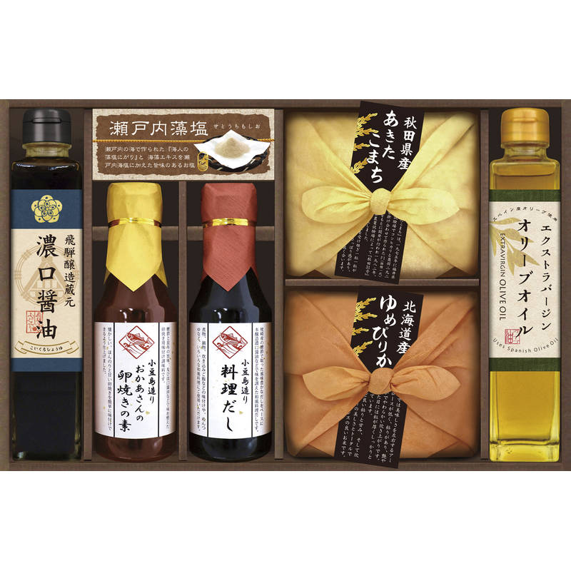 （取扱は12月20日AMで終了予定）美食ファクトリー こだわり調味料とお米ギフト CIH-40 株式会社 白菊 問屋・仕入れ・卸・卸売の専門【仕入れならNETSEA】