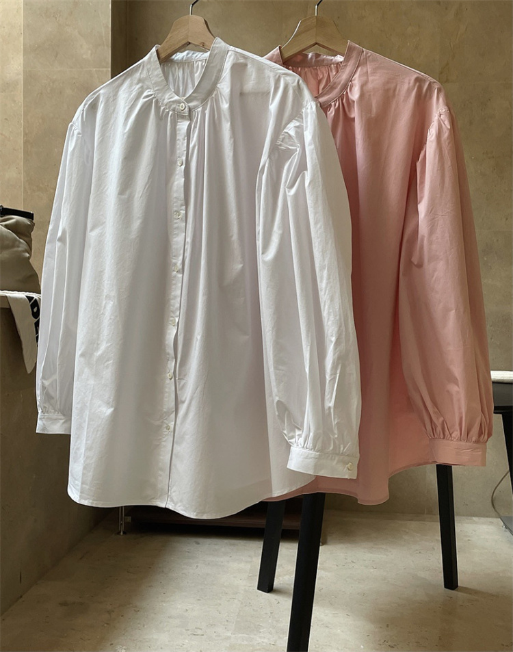 格好いい スリム 新品 トップス 気質 単体ボタン ランタンスリーブ シンプル ブラウス 株式会社 SevenLy 問屋・仕入れ・卸・卸売の専門【仕入れならNETSEA】