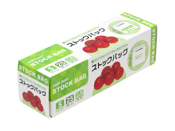 ストックバッグ(S) 25枚入 株式会社ニッパン 問屋・仕入れ・卸・卸売の専門【仕入れならNETSEA】