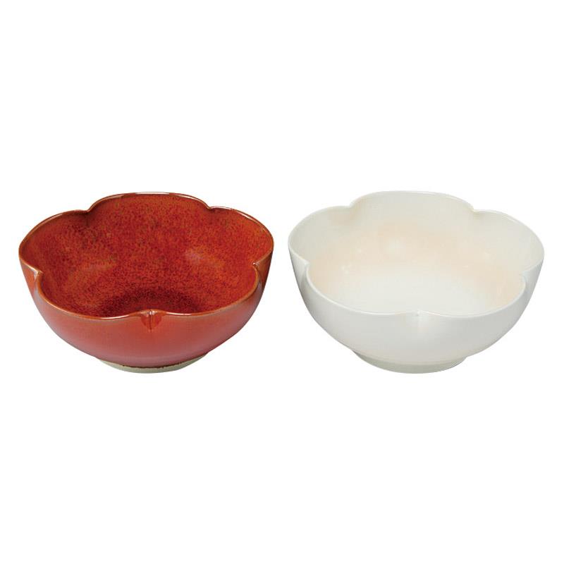 京焼・清水焼 花睦みペア 5寸鉢 BKA611 HAMANO 問屋・仕入れ・卸・卸売の専門【仕入れならNETSEA】