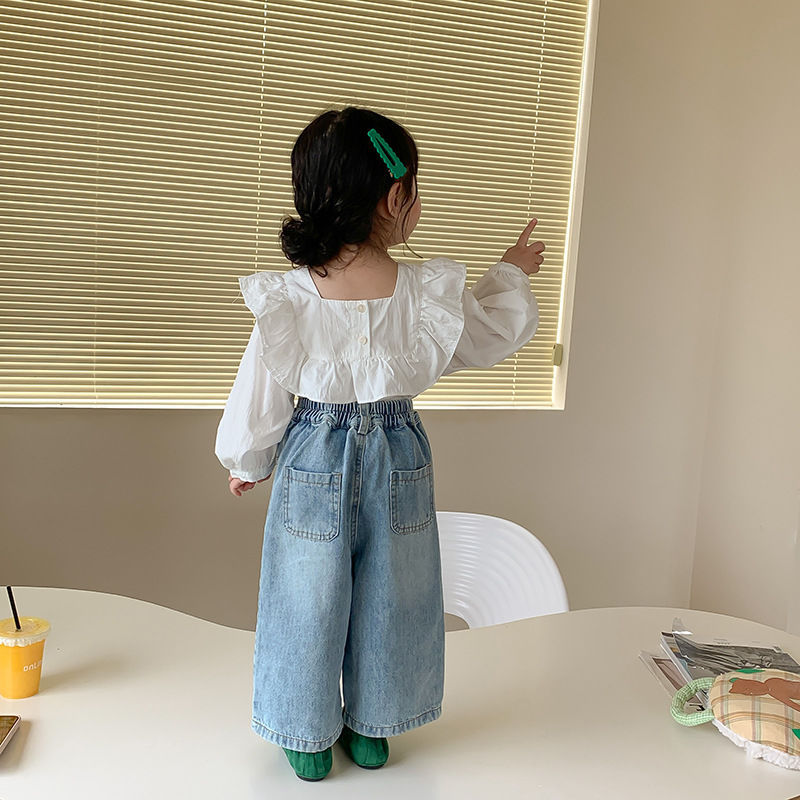 2024春秋新作 韓国風子供服 ベビー服 キッズ服 可愛い シャツ+ジーンズ セットアップ 個人事業主 莓みるく 問屋・仕入れ・卸・卸売の専門 ...