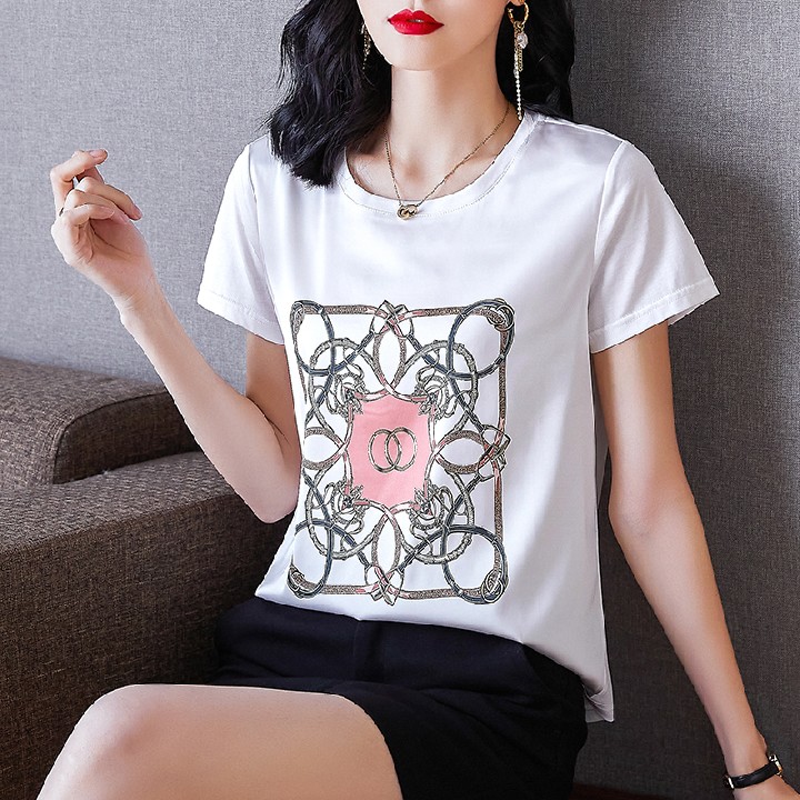 初回送料無料 レーディスファション商品 Tシャツ半袖 プリントトップス カジュアルブラウス Sommy 株式会社 問屋・仕入れ・卸・卸売の専門【仕入れならNETSEA】