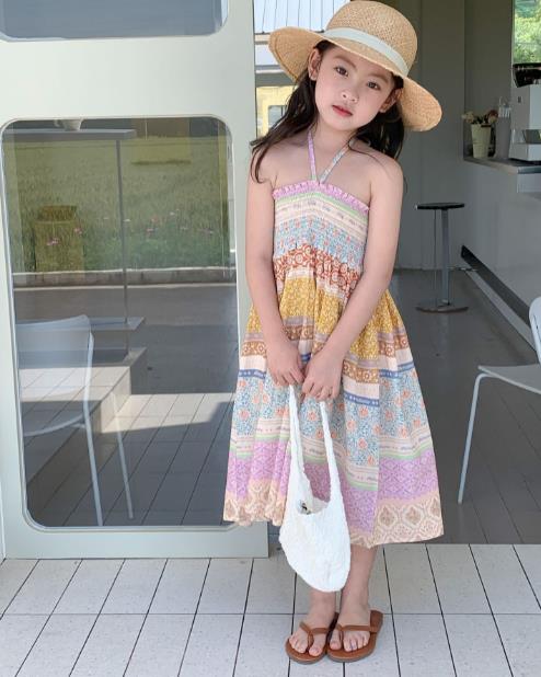 2023夏新品★子供服 吊りワンピース 90-150cm Sun Flower 問屋・仕入れ・卸・卸売の専門【仕入れならNETSEA】