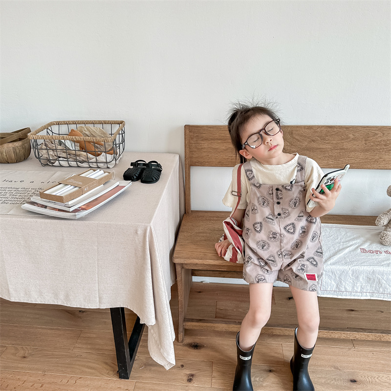 2023年夏新作★子供服★韓国風 ファッション オーバーオール ゆったり 男女兼用★80-130cm Lateru_Baby 問屋・仕入れ・卸・卸売の専門【仕入れならNETSEA】