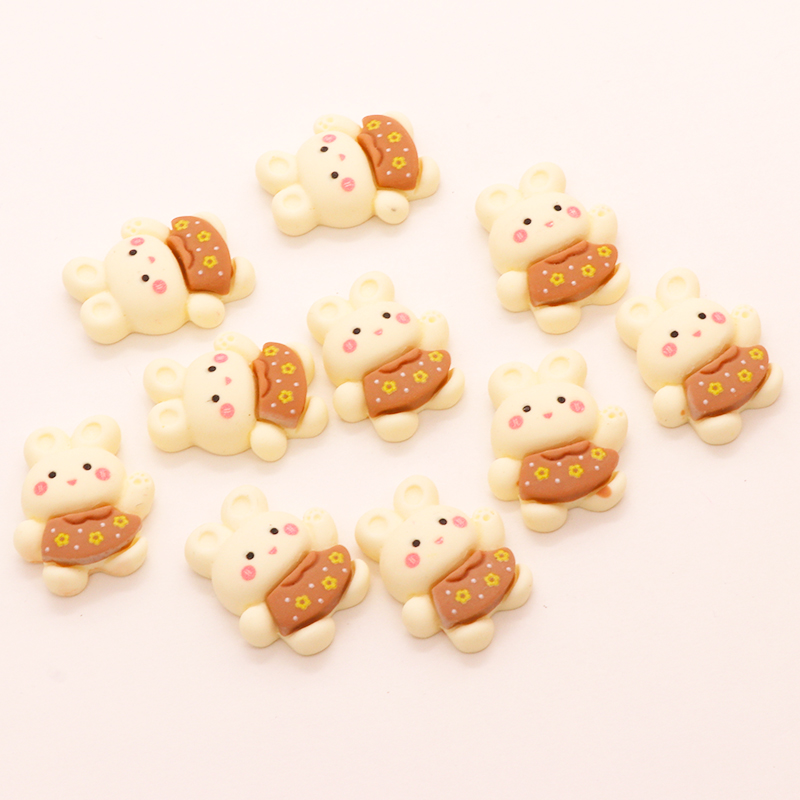 デコパーツ ウサギ 10個入り 凱輝通商 株式会社 問屋・仕入れ・卸・卸売の専門【仕入れならNETSEA】