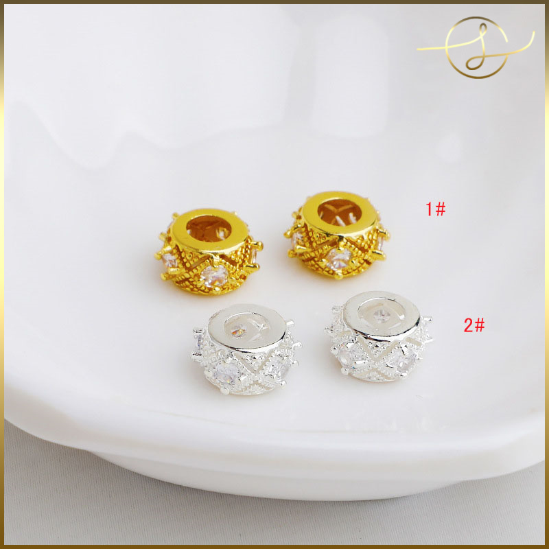 デザイン円柱 メタルビーズ チャーム スペーサー ロンデル 14Kメッキ DIYパーツ 手芸 基礎金具 | 卸売・ 問屋・仕入れの専門サイト【NETSEA】