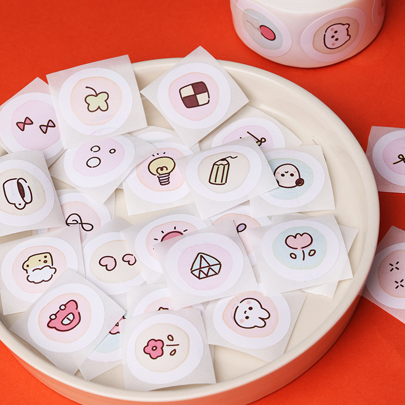 500枚入ありがとうシール カード 梱包資材 デコ素材 書ける メッセージシール 感謝シール ラベルシール ToyPark 問屋・仕入れ・卸・卸売の専門【仕入れならNETSEA】