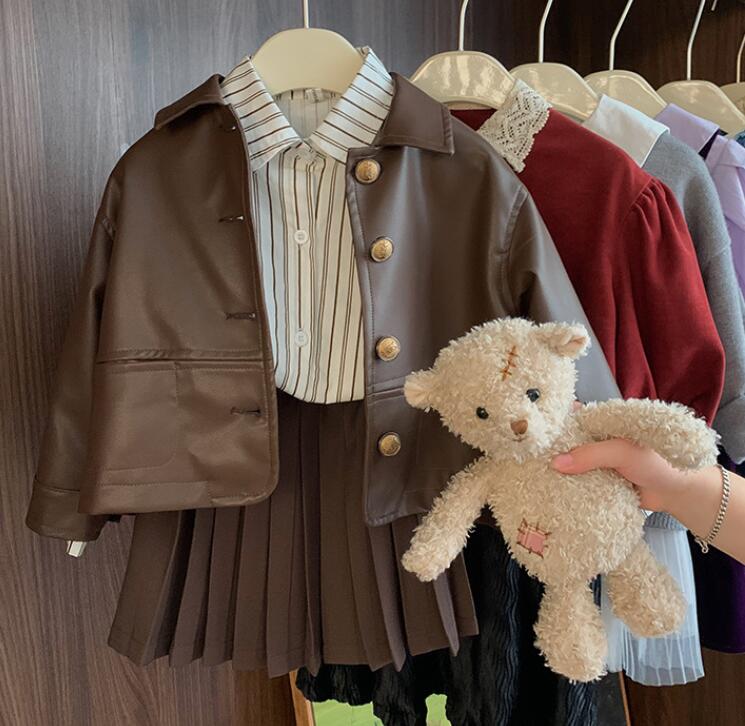 2023秋新品 トップス レザーアウター コート PU ジャケット 90-140cm 株式会社伊林集団 問屋・仕入れ・卸・卸売の専門【仕入れならNETSEA】