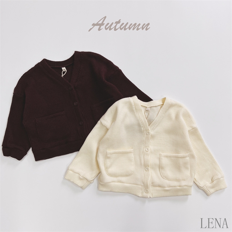 2023秋新作 韓国風子供服 ins ベビー服 ニットセーター カーディガン 2色 80-140cm LENA 問屋・仕入れ・卸・卸売の専門【仕入れならNETSEA】