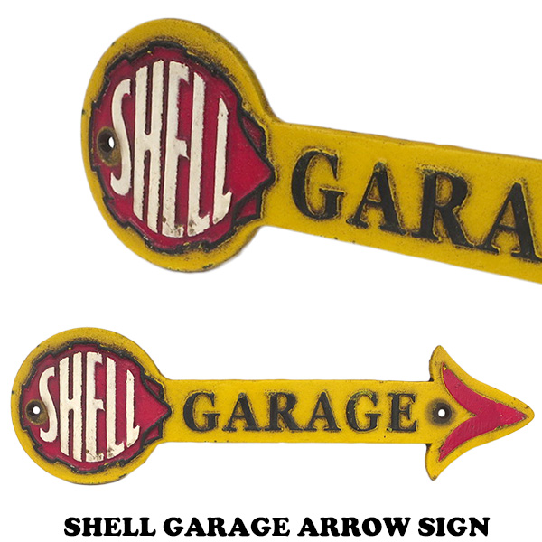 SHELL GARAGE ARROW SIGN【シェル サインプレート】 | 卸売・ 問屋・仕入れの専門サイト【NETSEA】