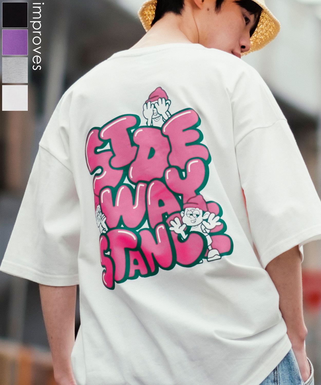 【SIDEWAYSTANCE】半袖イナイイナイバープリントTシャツ | 卸売・ 問屋・仕入れの専門サイト【NETSEA】