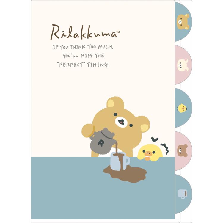 リラックマ A4インデックスホルダー5P FA11302 | 卸売・ 問屋・仕入れの専門サイト【NETSEA】