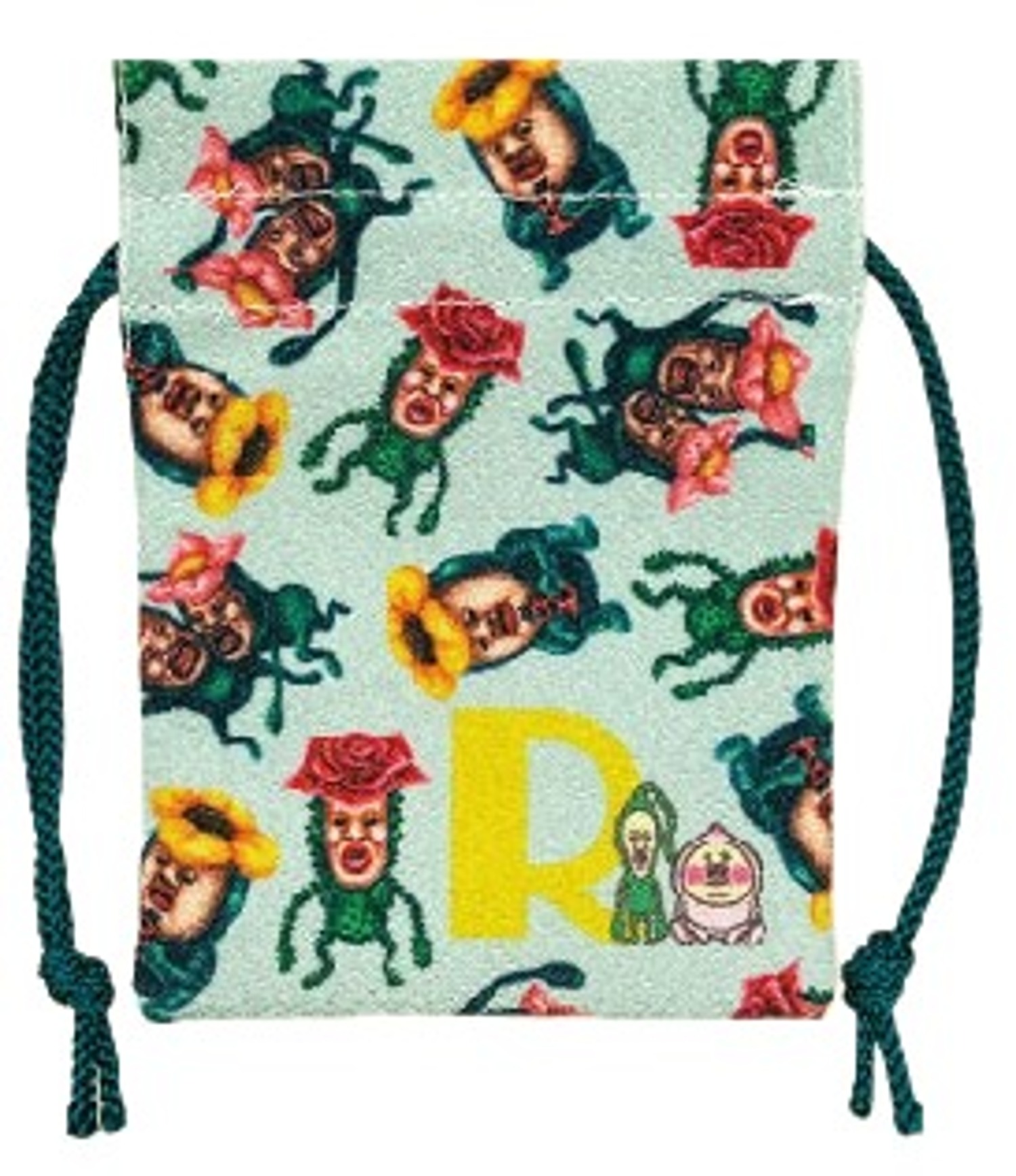 こびとづかん イニシャルシリーズ まめ巾着 R こびとづかん W90×H120mm MKOD-032 雑貨のFULTAC（フルタック） 問屋 ...