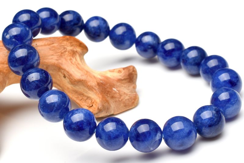 【1点物】希少 高発色 ソーダライトシリカ 9.5mm ブレスレット _U2284 株式会社 SEKIKON 問屋・仕入れ・卸・卸売の専門【仕入れならNETSEA】