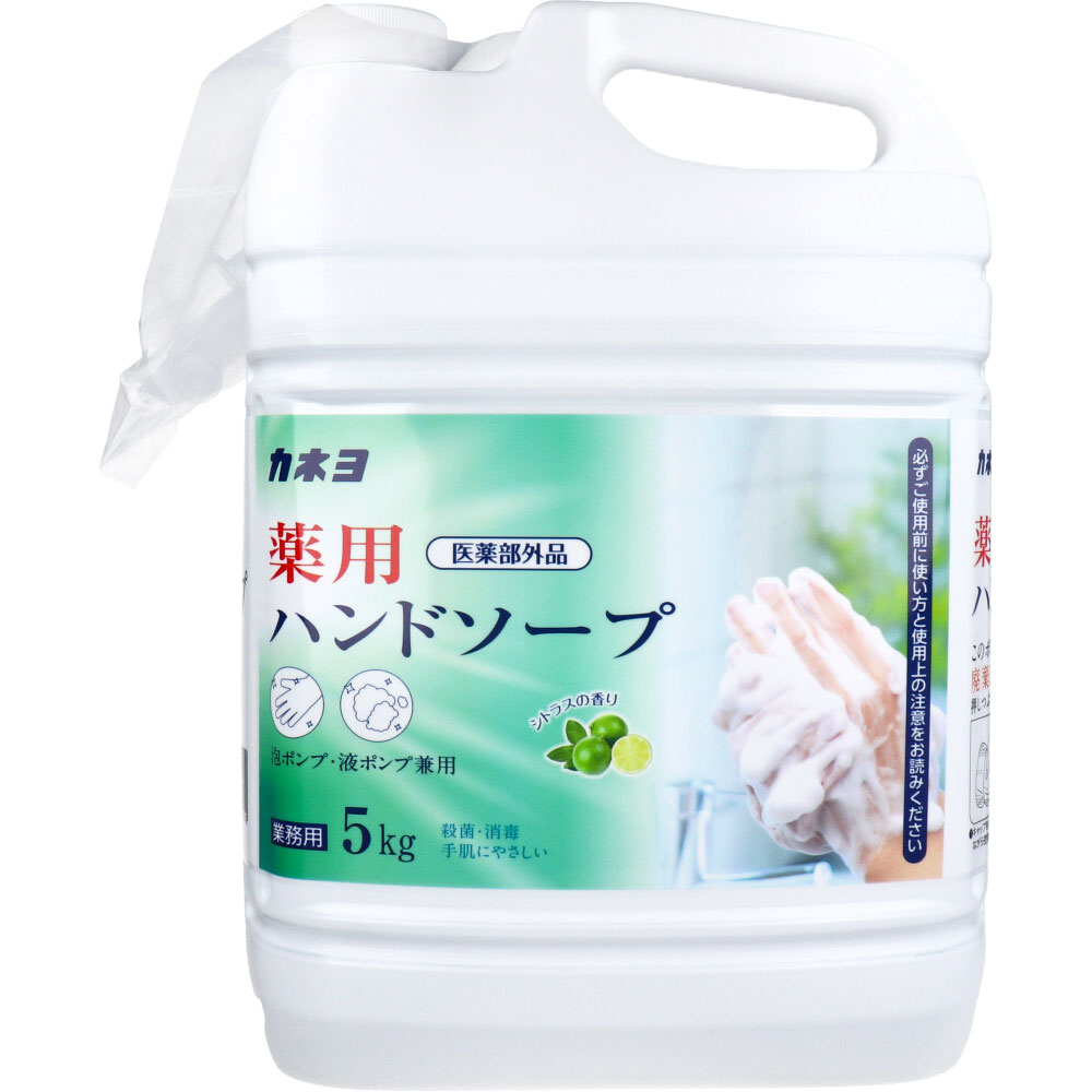 [4月27日まで特価]【業務用】薬用ハンドソープ 泡ポンプ・液ポンプ兼用 シトラスの香り 5kg | 卸売・ 問屋・仕入れの専門サイト【NETSEA】