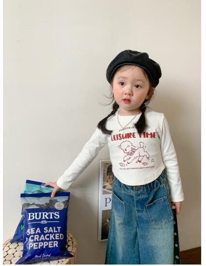 子供服 シャツ ブラウス トップス 長袖 丸首 ロングパンツ デニムジーンズ 女の子 ガールズ 秋 鳴美国際商事株式会社 | 卸売・ 問屋 ...