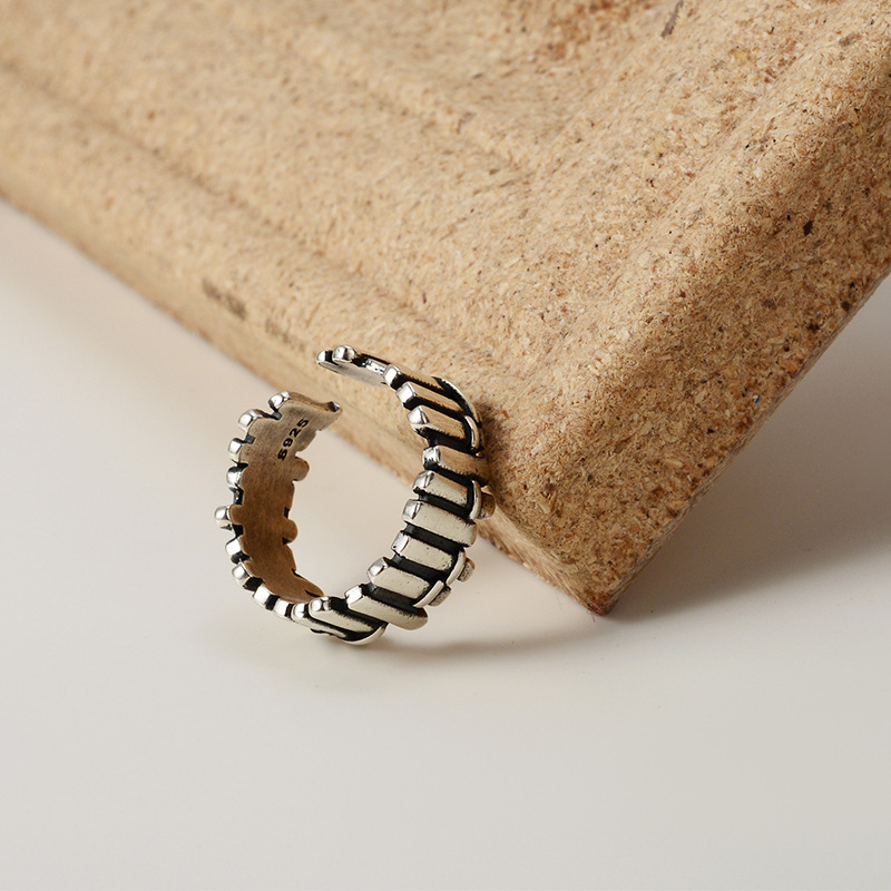 レトロ S925純銀 フェンスデザインリング 12-17号 NETSEA中国輸入旗艦店 | 卸売・ 問屋・仕入れの専門サイト【NETSEA】