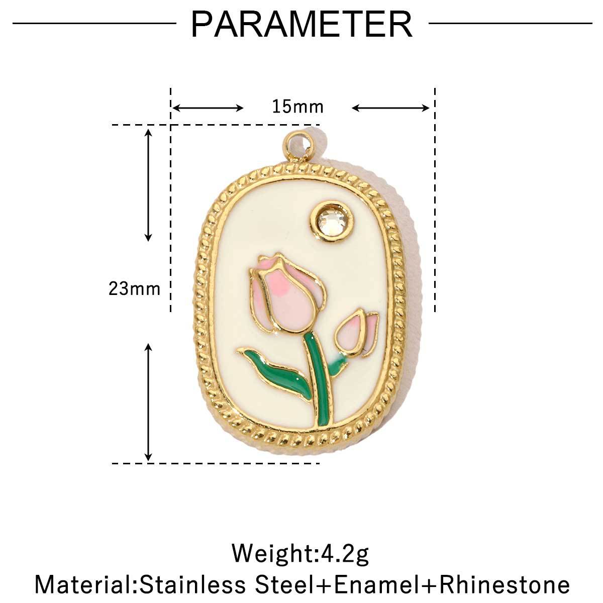 七珠フランス愛テントウムシ チタン鋼DIYペンダント 14K真金月クロス ステンレスアクセサリー VG776 | 卸売・ 問屋・仕入れの専門サイト【NETSEA】