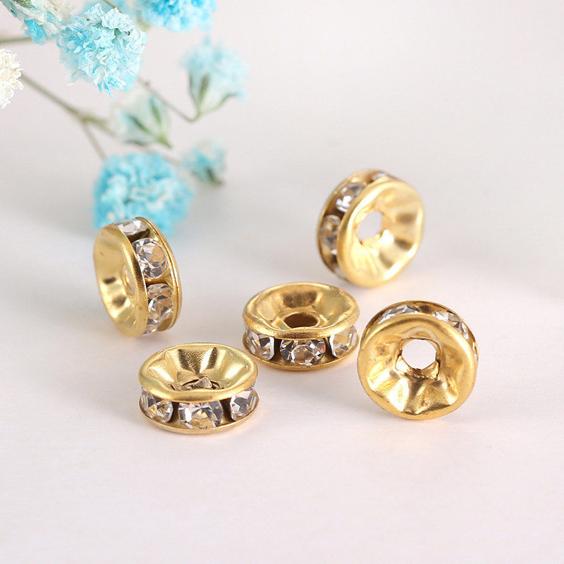 カラーブレスレット用 ドリルビーズ 模造金 8MM | 卸売・ 問屋・仕入れの専門サイト【NETSEA】