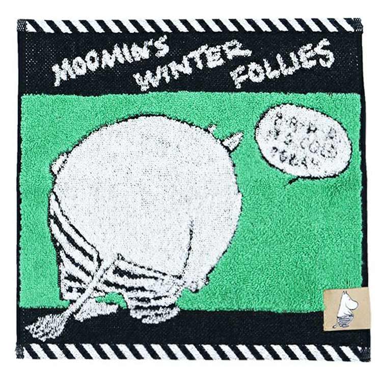 ムーミン ミニタオル（グリーン）★ボトムシリーズ★ [721133]【特価】 | 卸売・ 問屋・仕入れの専門サイト【NETSEA】