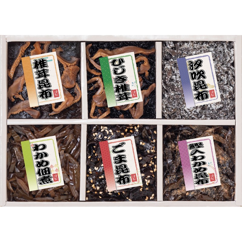 廣川昆布 御昆布 佃煮6品詰合せ200-33 | 卸売・ 問屋・仕入れの専門サイト【NETSEA】