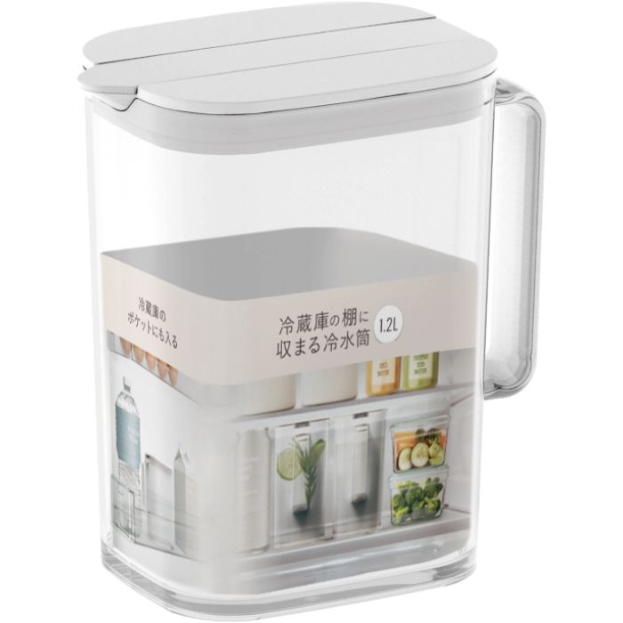 アスベル 棚に収まる冷水筒1．2L WH | 卸売・ 問屋・仕入れの専門サイト【NETSEA】