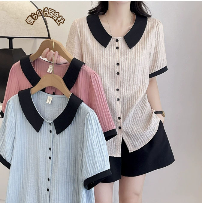 2025年INS夏新作 レディース服 韓国風 トップス シャツ 半袖 カジュアル XL#-4XL# | 卸売・ 問屋・仕入れの専門サイト【NETSEA】