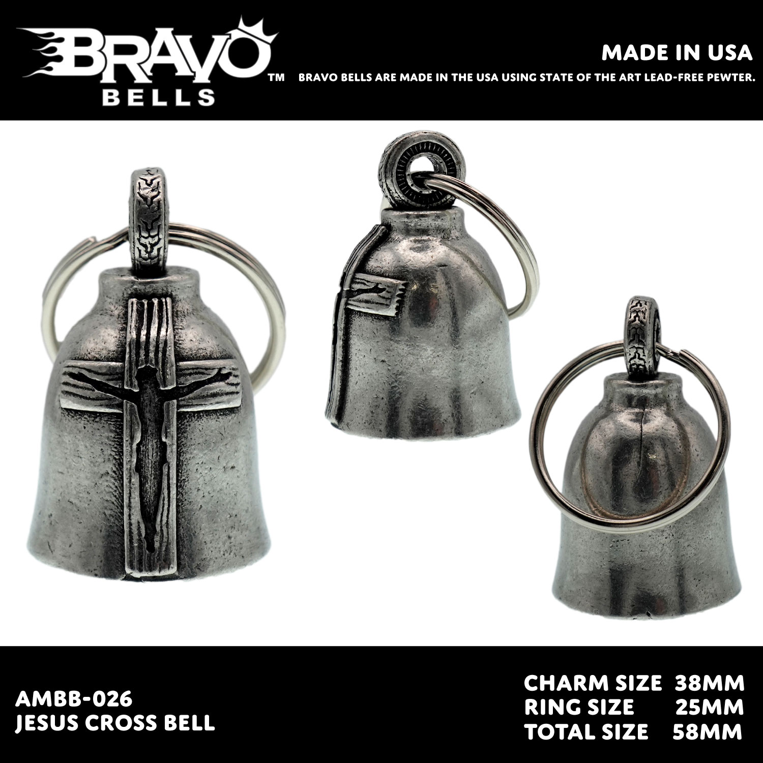 BRAVO BELL USA ブラボーベル お守り バイカー ベル キーホルダー ラッキーベル アメカジ | 卸売・ 問屋・仕入れの専門サイト【NETSEA】