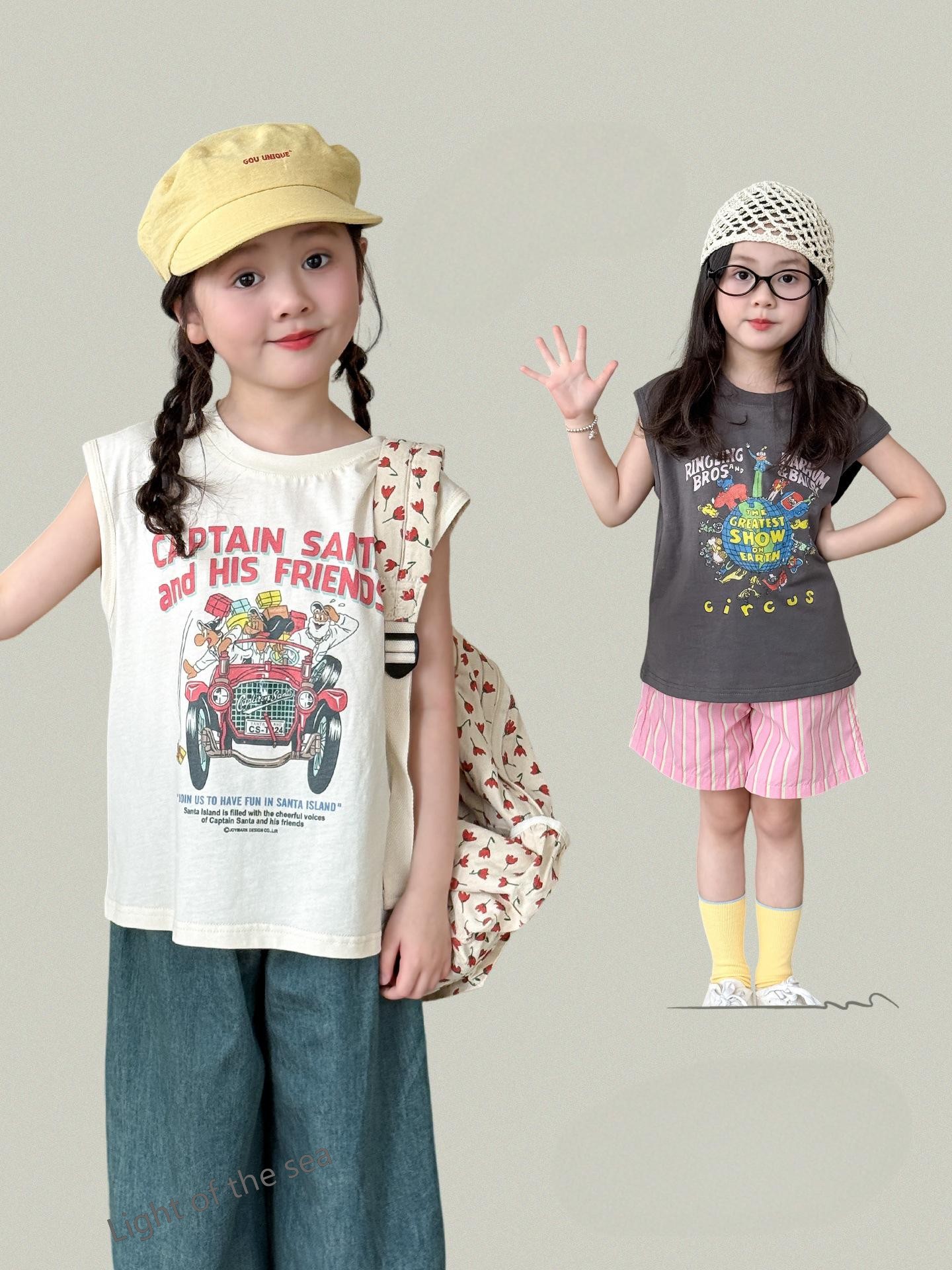 韓国子供服 ベビー服 キッズ 女の子チョッキ 2色 80cm-150cm | 卸売・ 問屋・仕入れの専門サイト【NETSEA】