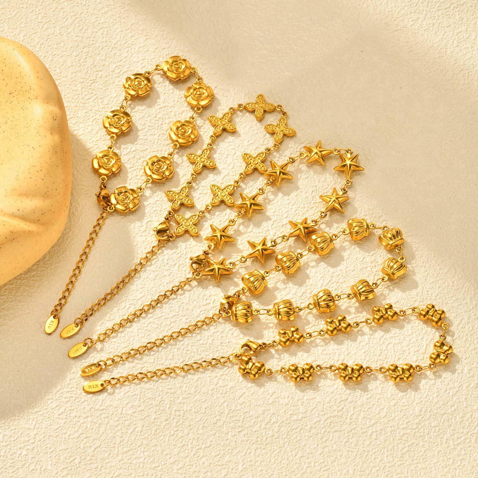 サージカルステンレスブレスレット アクセサリー 18kコーティング INS 金属アレルギー対応 | 卸売・ 問屋・仕入れの専門サイト【NETSEA】