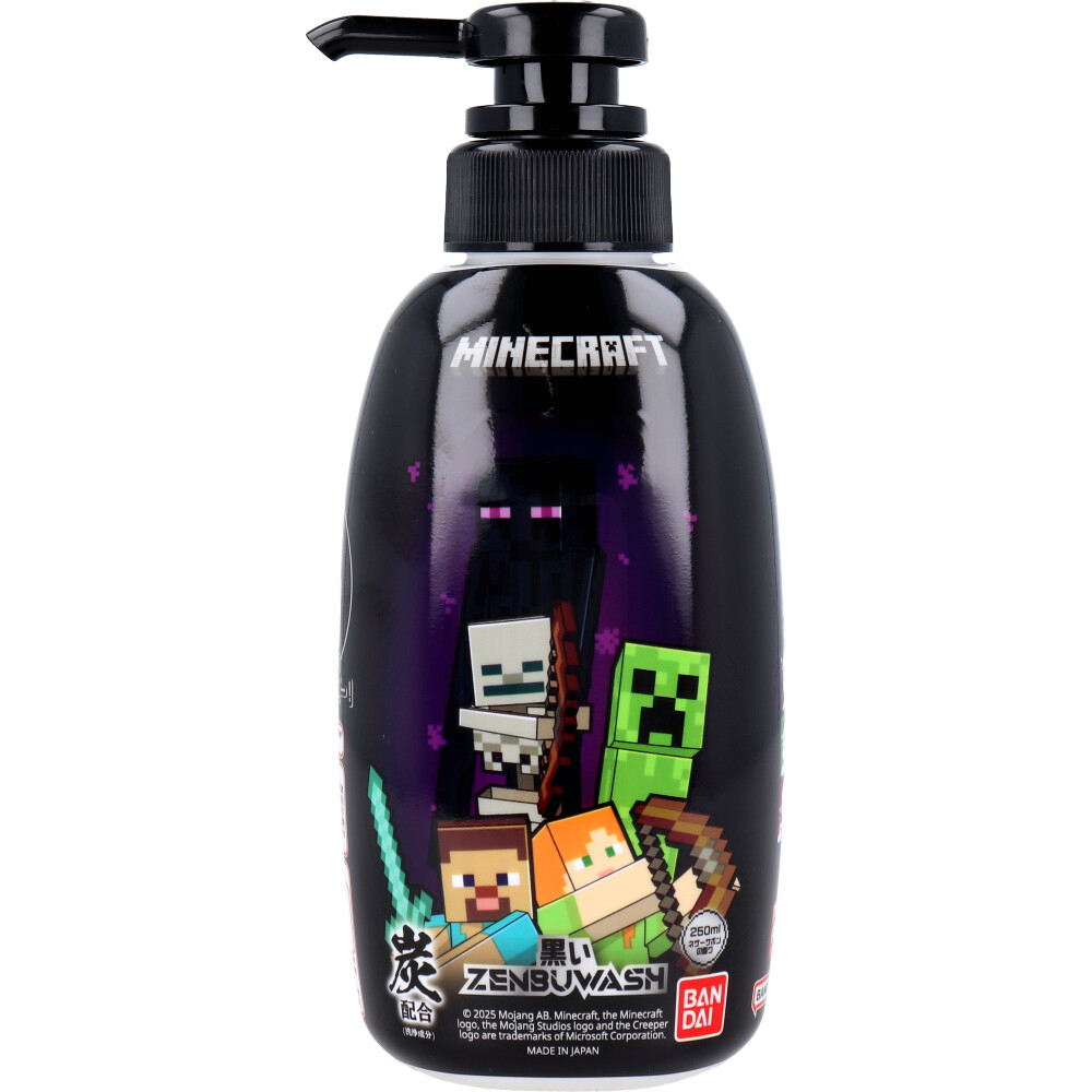 黒い ZENBU WASH MINECRAFT(マインクラフト) ネザーサボンの香り 250mL | 卸売・ 問屋・仕入れの専門サイト【NETSEA】