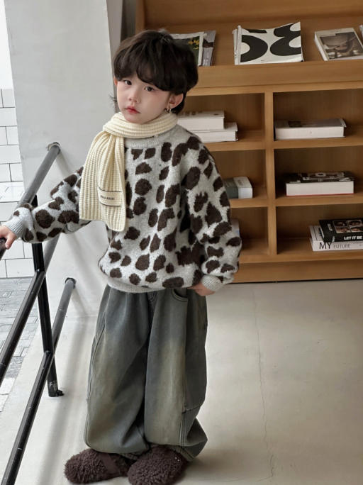 【2025秋冬新作】韓国風 子供服 ベビー服 男女兼用 長袖 ニットセーター 90-150cm | 卸売・ 問屋・仕入れの専門サイト【NETSEA】