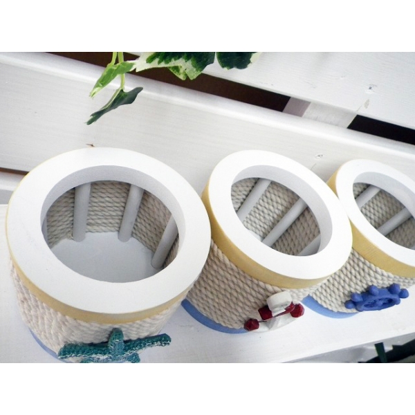 マリン☆丸ーい小物入れ【S3-2】 イーテック 株式会社 問屋・仕入れ・卸・卸売の専門【仕入れならNETSEA】