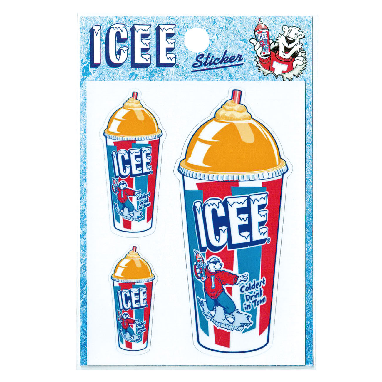 STICKER【ICEE NEW CUP OR】 株式会社ユナイトエンタープライズ 問屋・仕入れ・卸・卸売の専門【仕入れならNETSEA】
