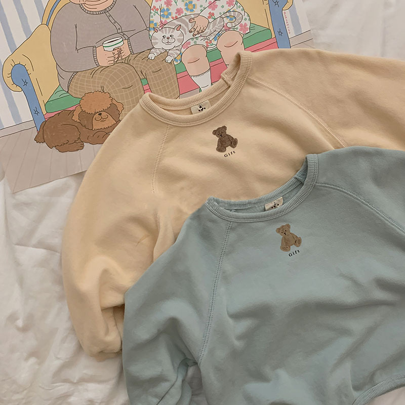 韓国風子供服 韓国ファッション 可愛い スウェット クマ 秋服 SNIFF JAPAN 子供服 問屋・仕入れ・卸・卸売の専門【仕入れならNETSEA】