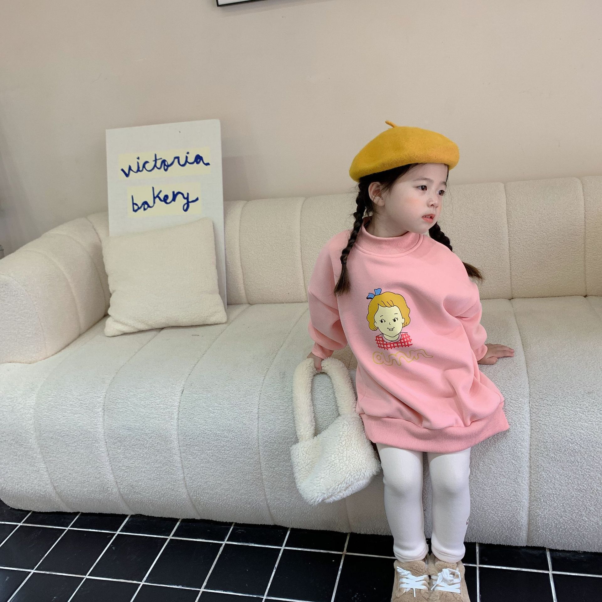 2022年春秋新作★子供服★女の子 長袖 ゆったりカートゥーン トレーナー ★80cm-130cm Lateru_Baby 問屋・仕入れ・卸・卸売の専門【仕入れならNETSEA】