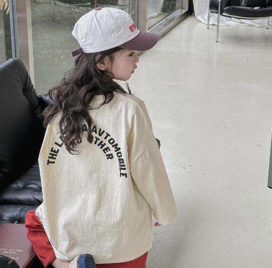2023年春夏新品 子供服 トップス 長袖tシャツ インナー 文字プリント 2色 90-150cm 株式会社伊林集団 問屋・仕入れ・卸・卸売の専門【仕入れならNETSEA】